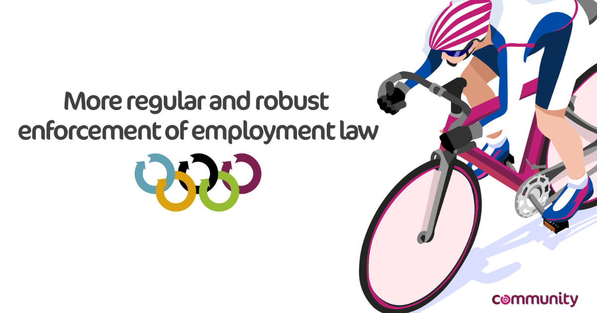 More regular and robust enforcement of employment law