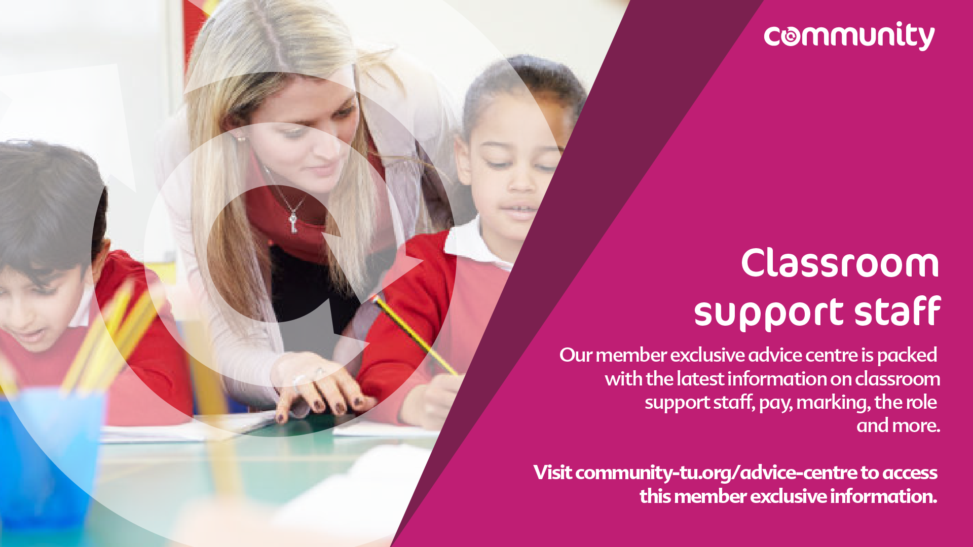 Classroom support staff | Community Trade Union