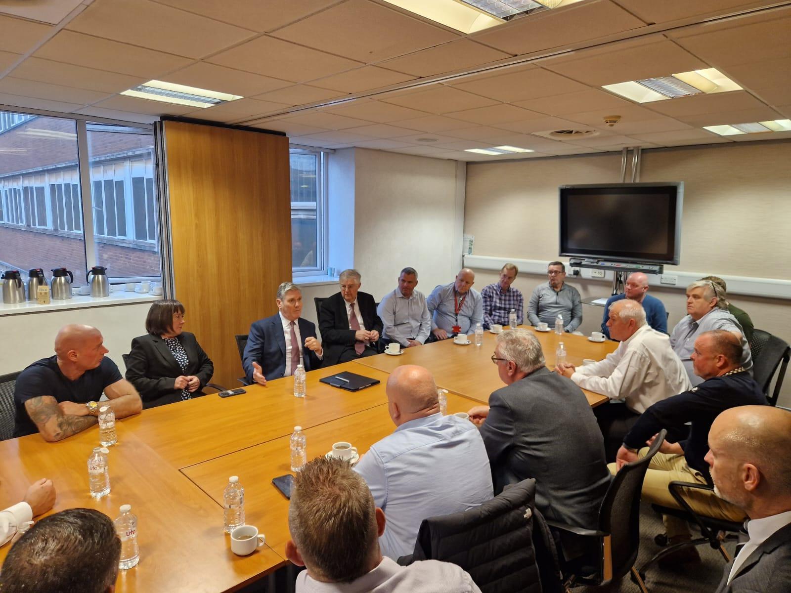 Labour leader pledges support for steel during Port Talbot visit | Community Trade Union